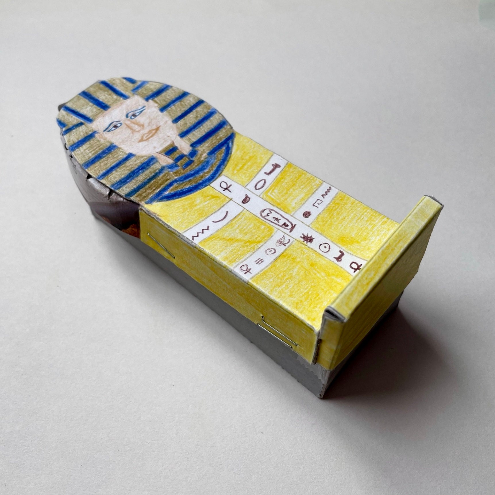 Ancient Egypt Sarcophagus Box - Print and Make - Etsy