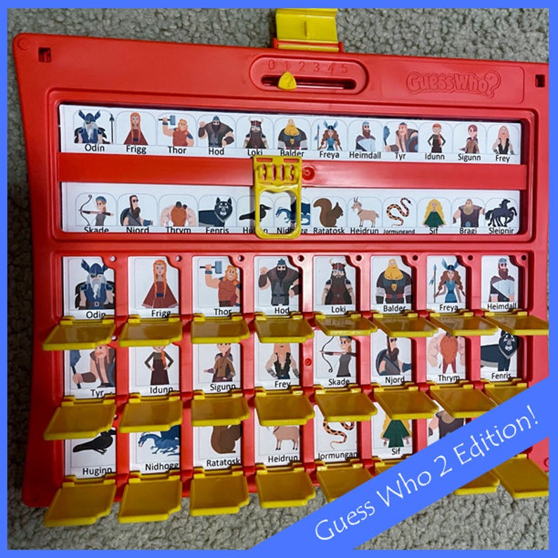 Norse Mythology Guess Who! (new Edition) - Etsy
