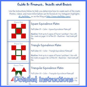 Montessori Equivalence Frames - Printable Edition - Etsy