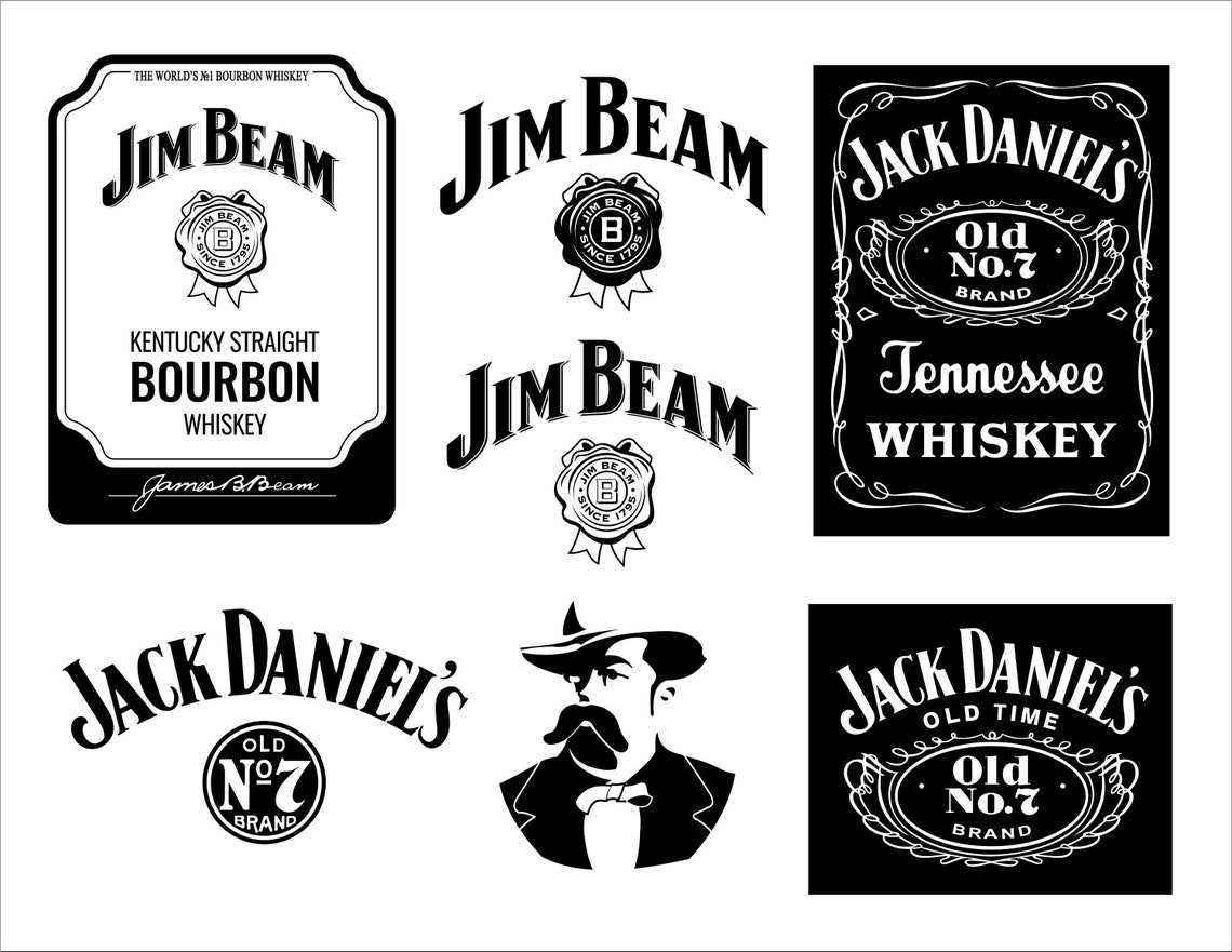 Whiskey bourbon logo SVG bundle. Alcohol brand vector Jack | Etsy Whiskey bourbon logo SVG bundle. Alcohol brand vector Jack | Etsy