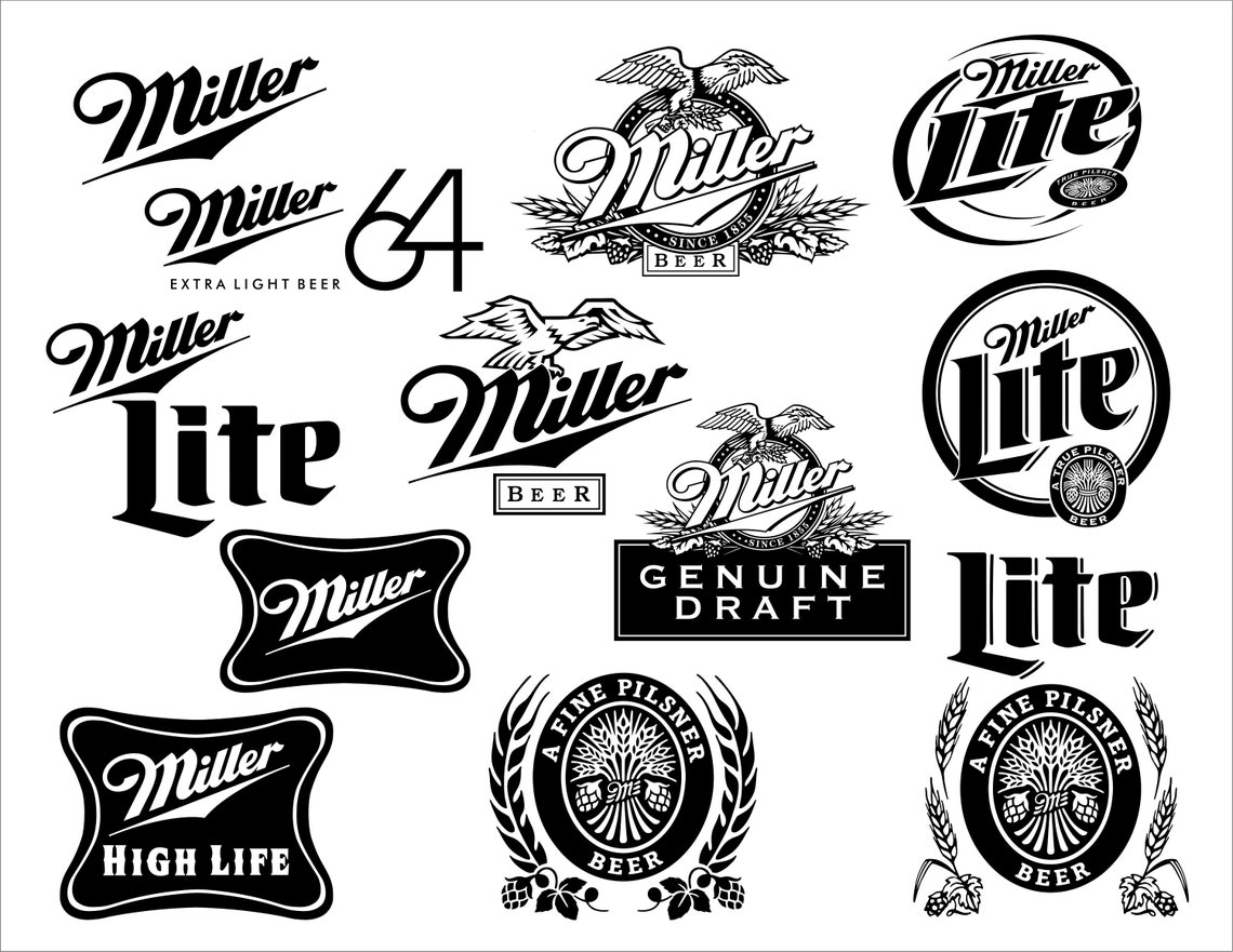 Beer logo SVG Bundle. Alcohol drink brand label sticker emblem | Etsy
