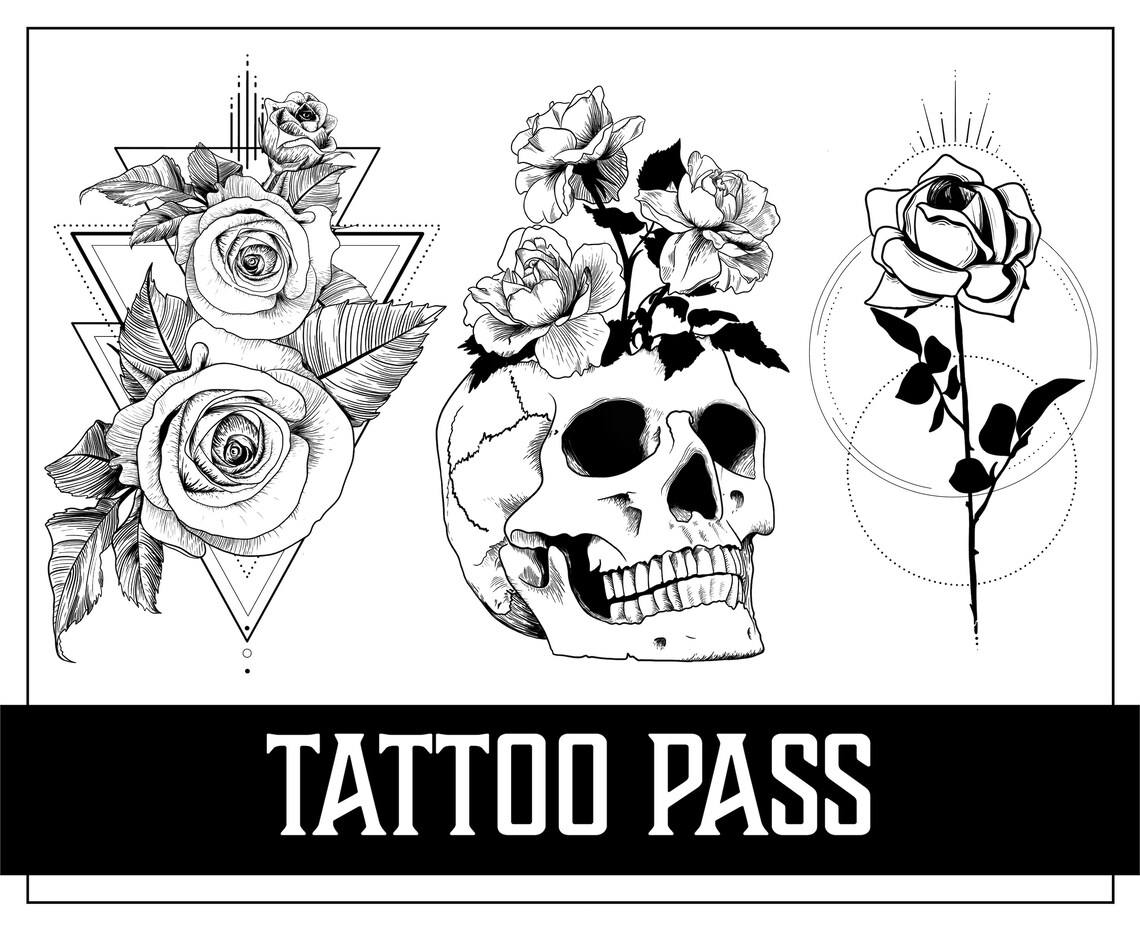Tattoo Pass - Etsy