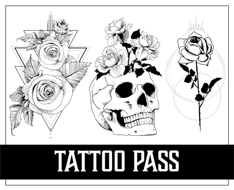 Tattoo Pass - Etsy