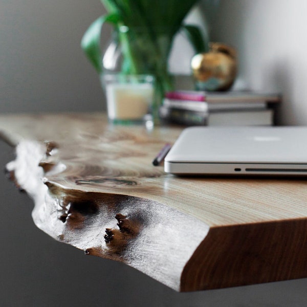 Live Edge Shelf - Etsy