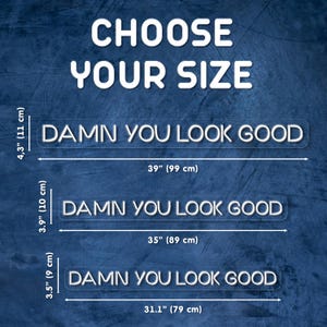 Damn You Look Good Neon Sign, Party Neon Sign,wedding Neon Sign,beauty ...