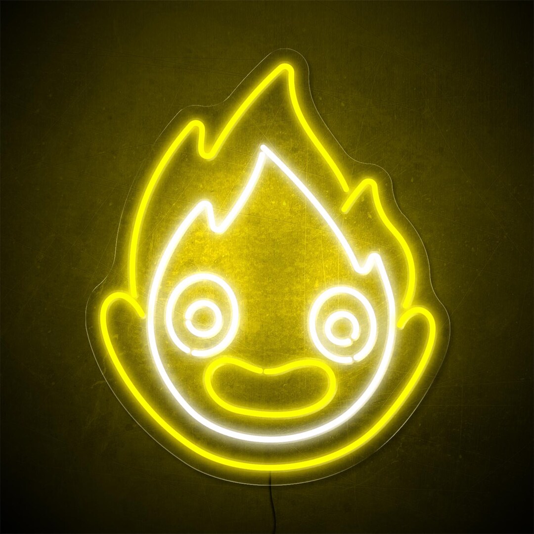 Fire Neon Sign, Anime Neon Sign,anime Led Sign,game Room Neon Sign,fire ...