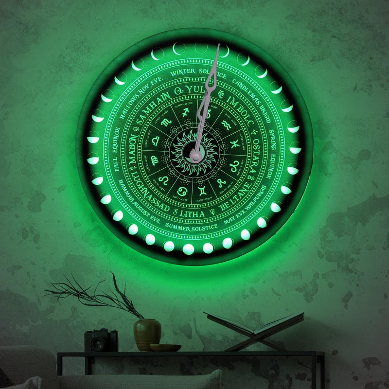 Moon Phase Clock - Etsy