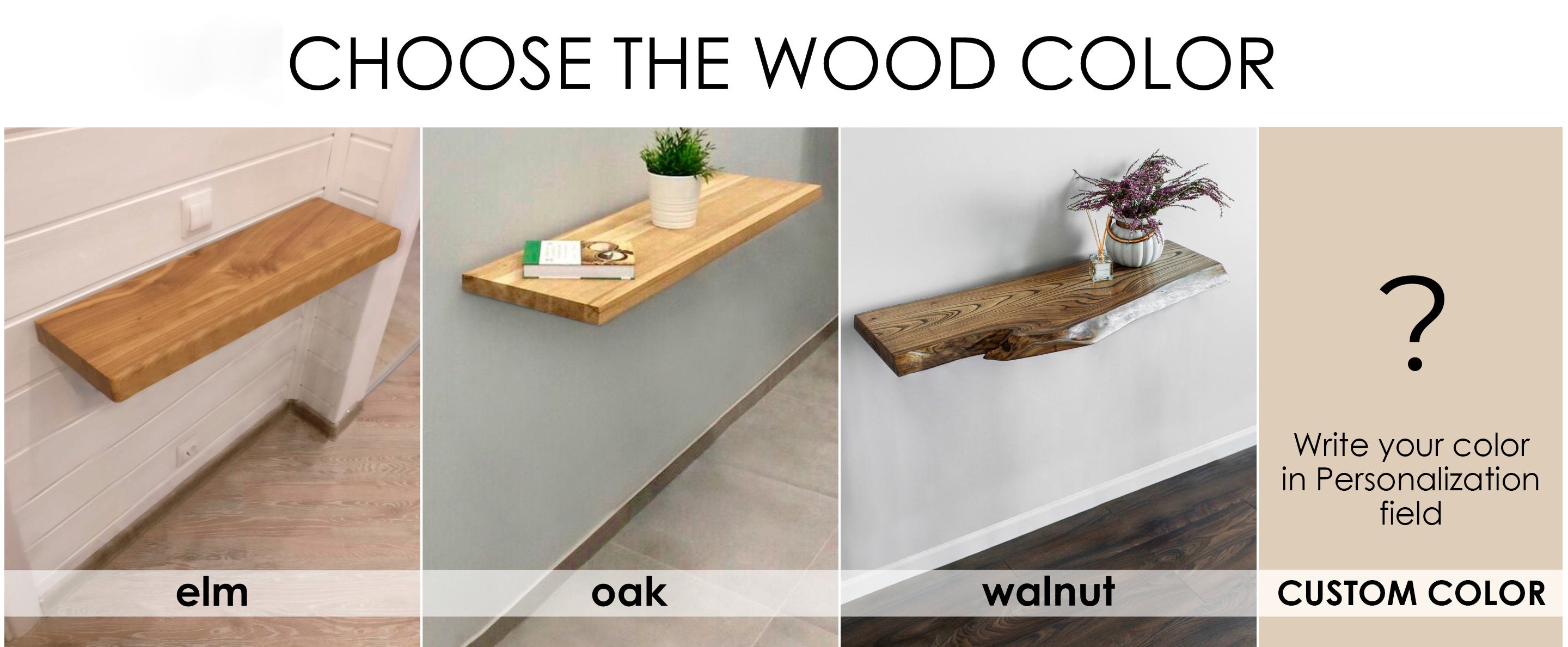 Floating Shelf Longfloating Shelf for Kitchenfloating Shelf | Etsy