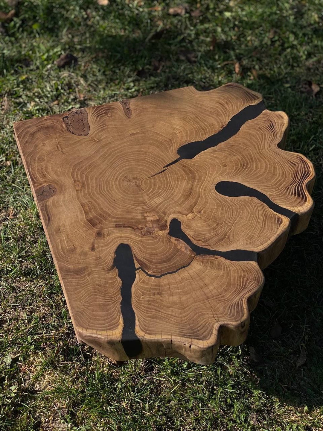 Live Edge Corner Shelf, Rustic Corner Shelf, Live Edge Wood Shelf ...