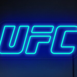 Ufc Neon Sign, Ufc Led Sign, Ufc Logo Sign, Ufc Light up Sign, Boxing ...