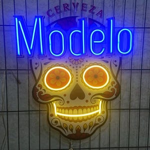 Modelo Neon Sign, Modelo Led Sign, Bar Light up Sign, Beer Neon Sign ...