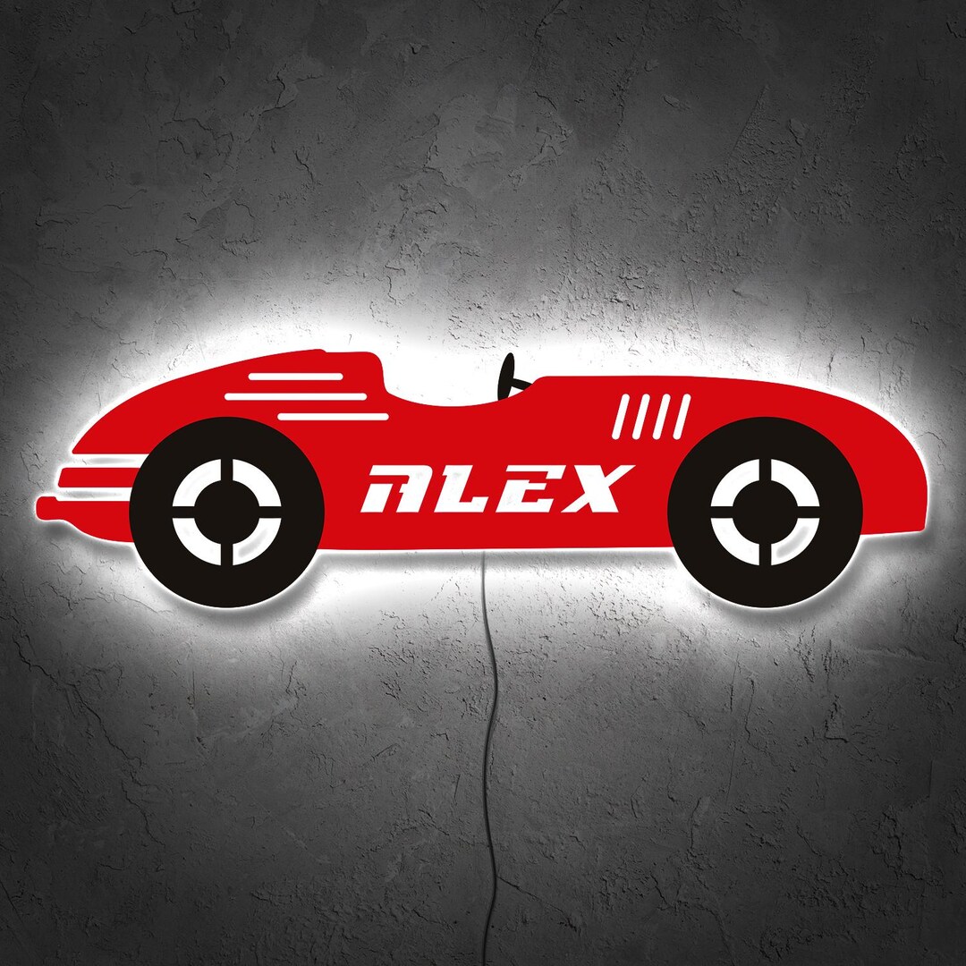 Car Neon Sign, Car Light up Sign, Custom Led Name Sign for Kids Room ...