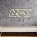Ufc Neon Sign, Led Wall Light Ufc, Ufc Logo Light up Sign, Boxing Gym ...