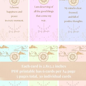Positive Affirmation Cards, Daily Affirmations, Printable Quotes ...