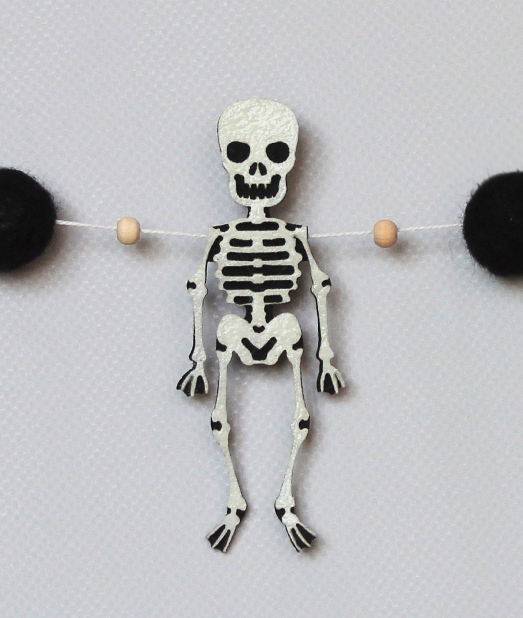 Halloween Garland Fall Garland With Glow in the Dark - Etsy