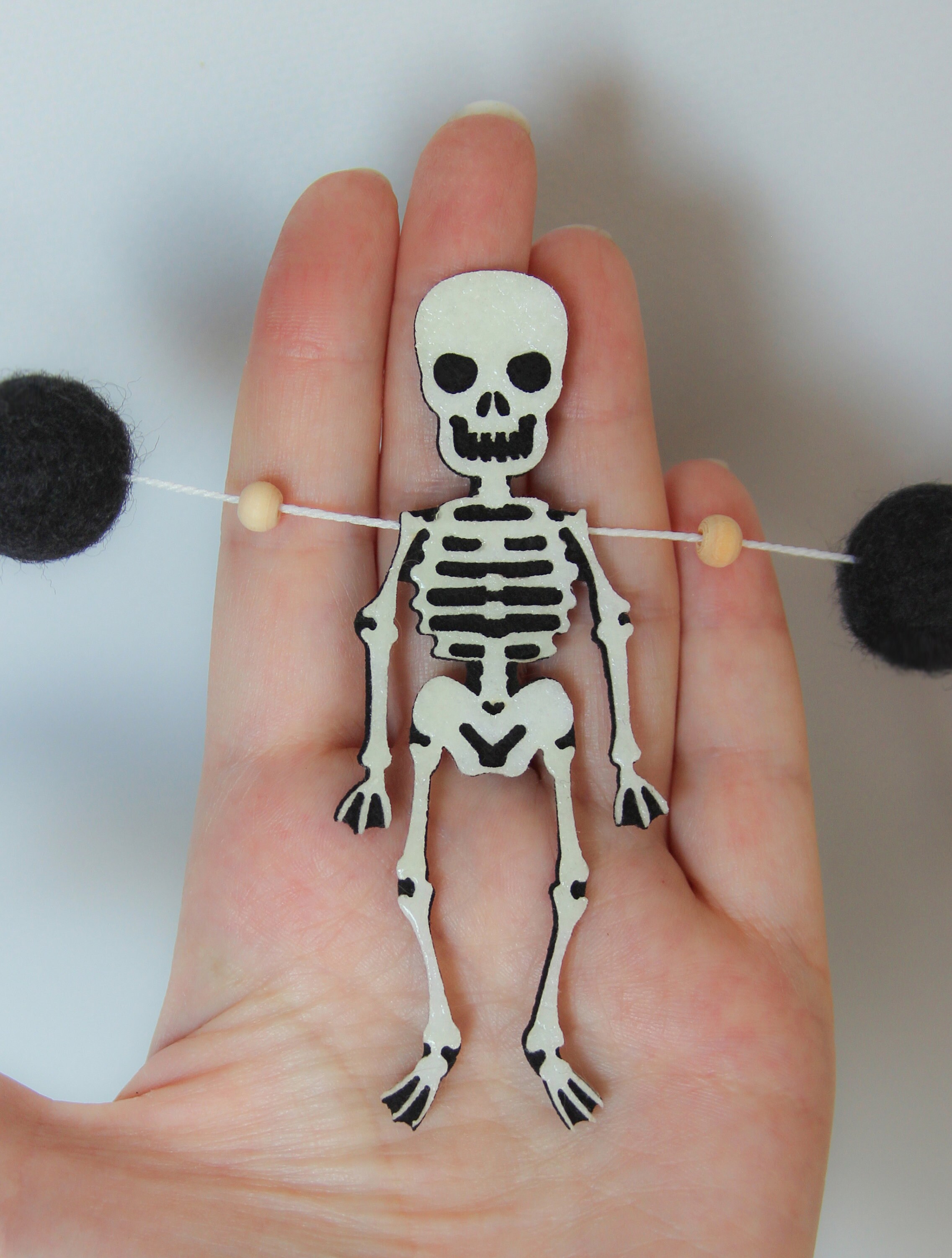 Halloween Garland Fall Garland With Glow in the Dark - Etsy
