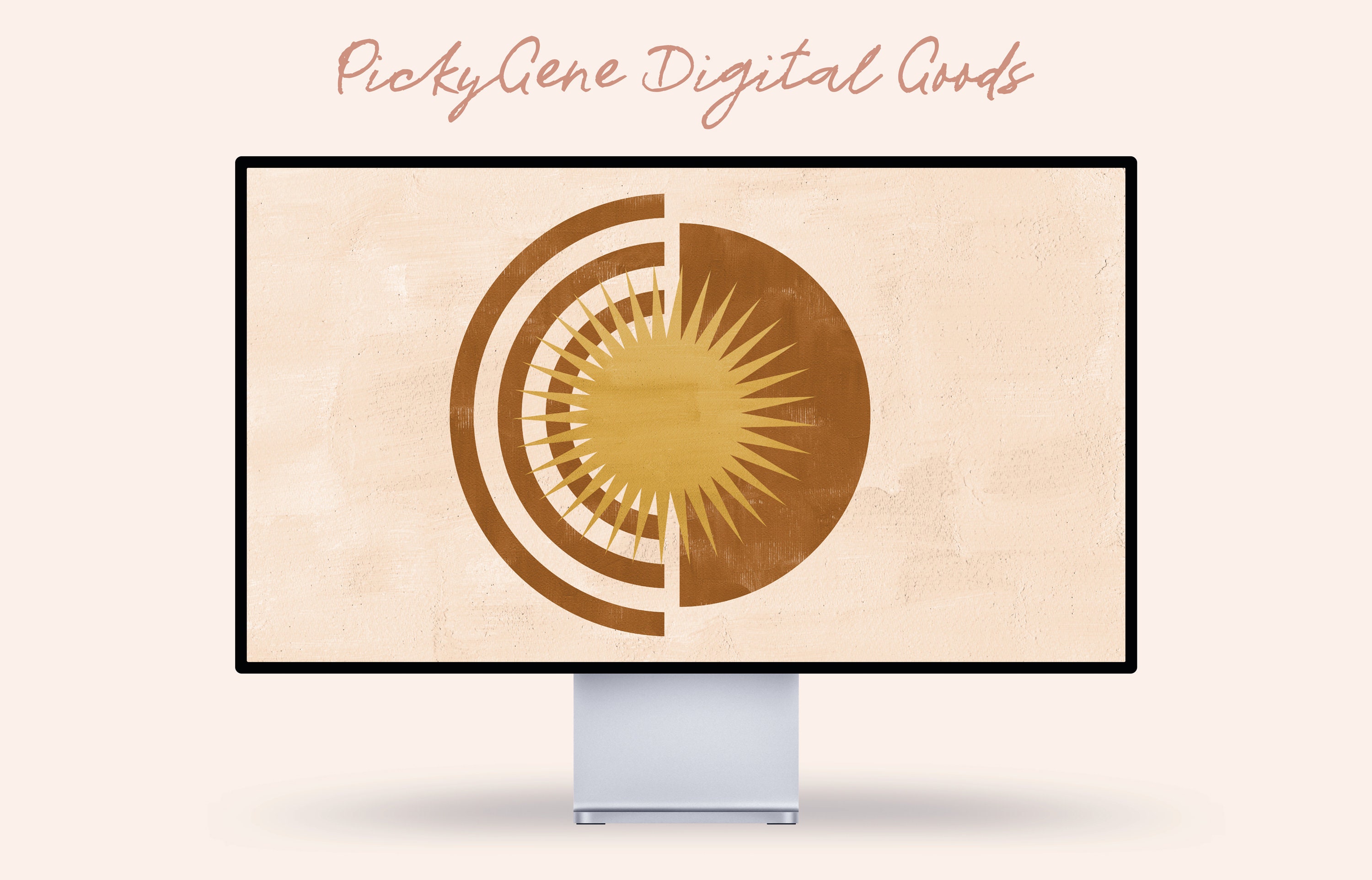 Boho Desktop Wallpaper Laptop Background, Abstract Wallpaper ...