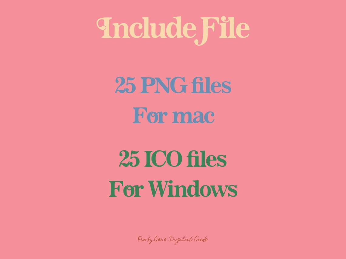 25 NEON DESKTOP ICON _icon Bundle, Desktop Icons, Folder Icons, Mac ...