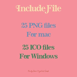 25 NEON DESKTOP ICON _icon Bundle, Desktop Icons, Folder Icons, Mac ...