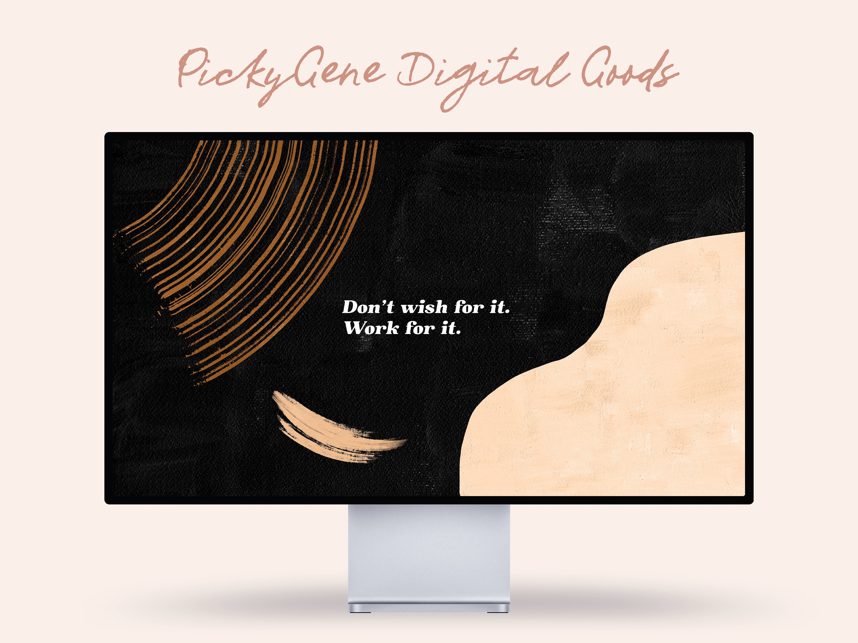 Abstract Motivation Quote - Desktop Wallpaper, Laptop Wallpaper, Boho ...