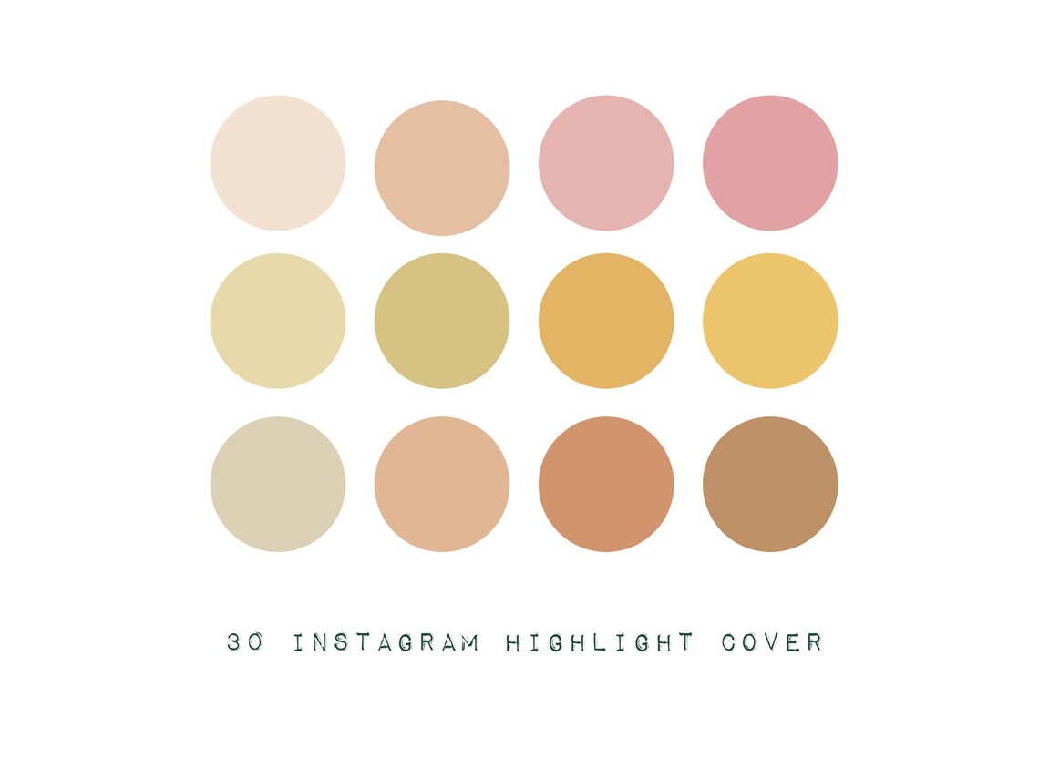 30 Vintage Solid - INSTAGRAM HIGHLIGHT COVER | Solid Color Only ...