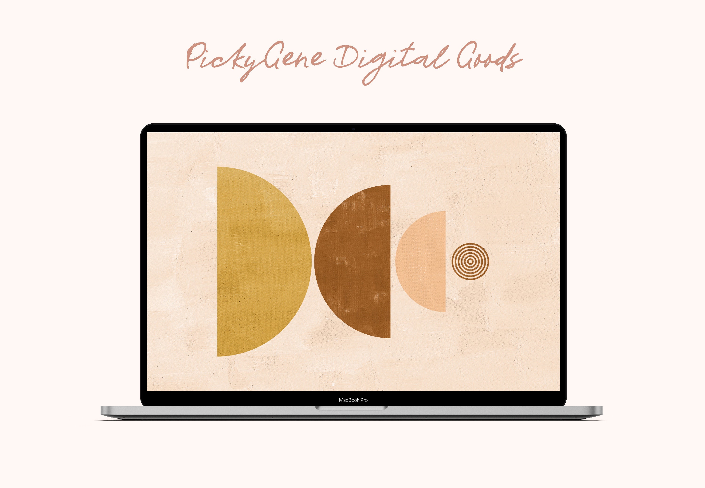 Boho Desktop Wallpaper Laptop Background, Abstract Wallpaper ...