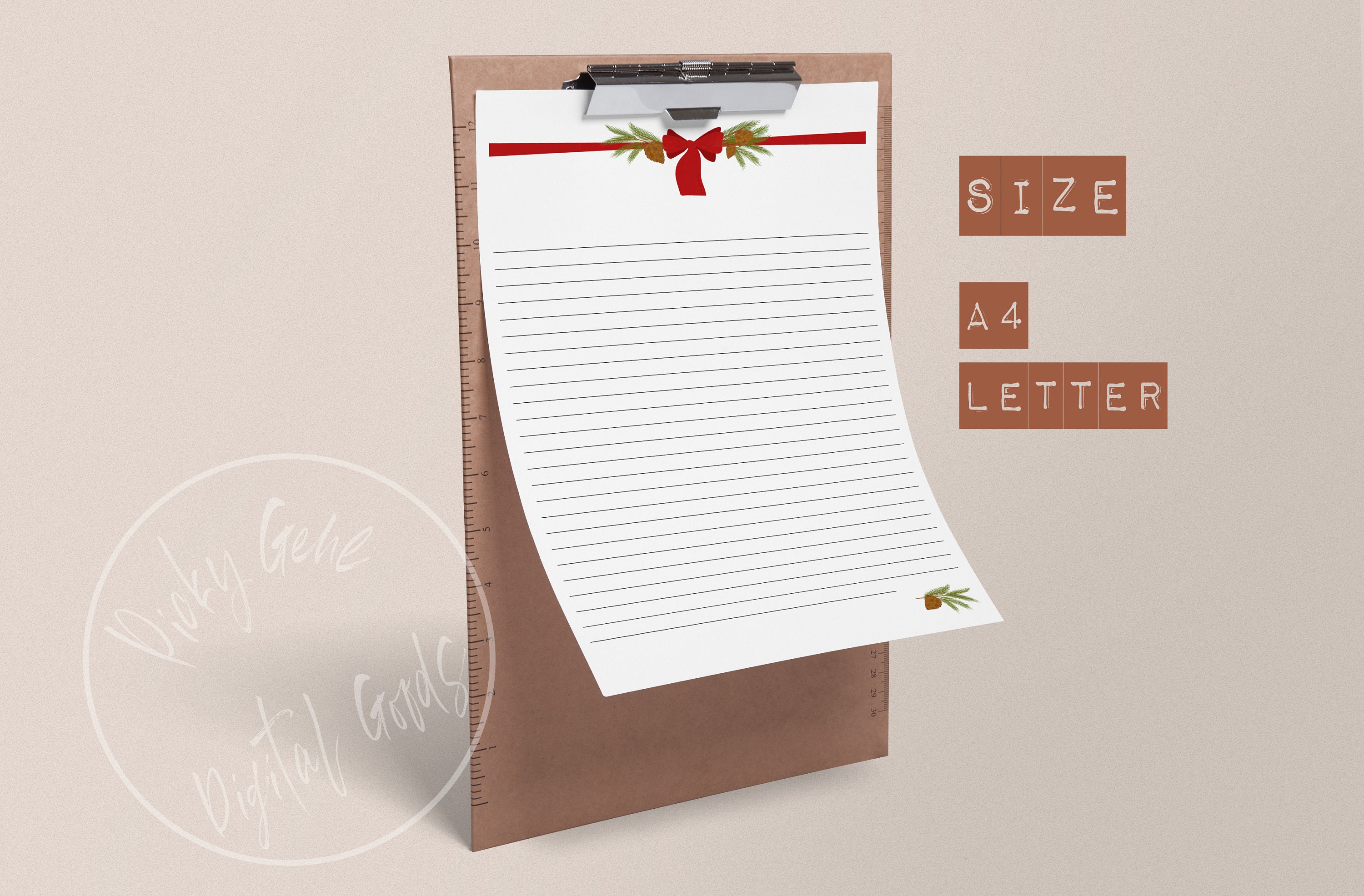 Printable Christmas Stationary _ Letter Stationery, Printable ...