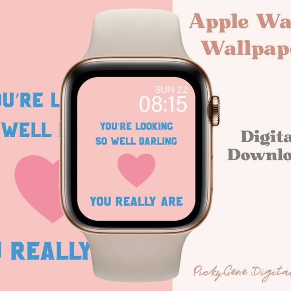 Apple Watch Wallpaper Template - Etsy