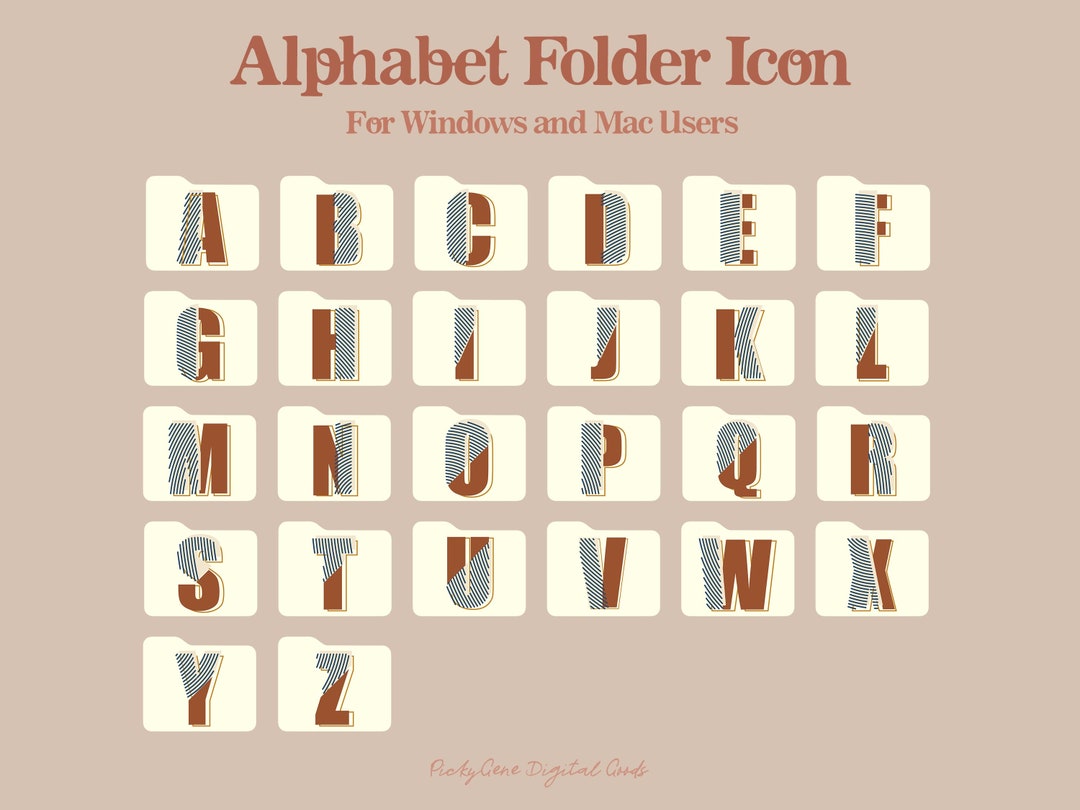 ICONO del alfabeto / Iconos de escritorio, Iconos de carpetas, Icono de ...