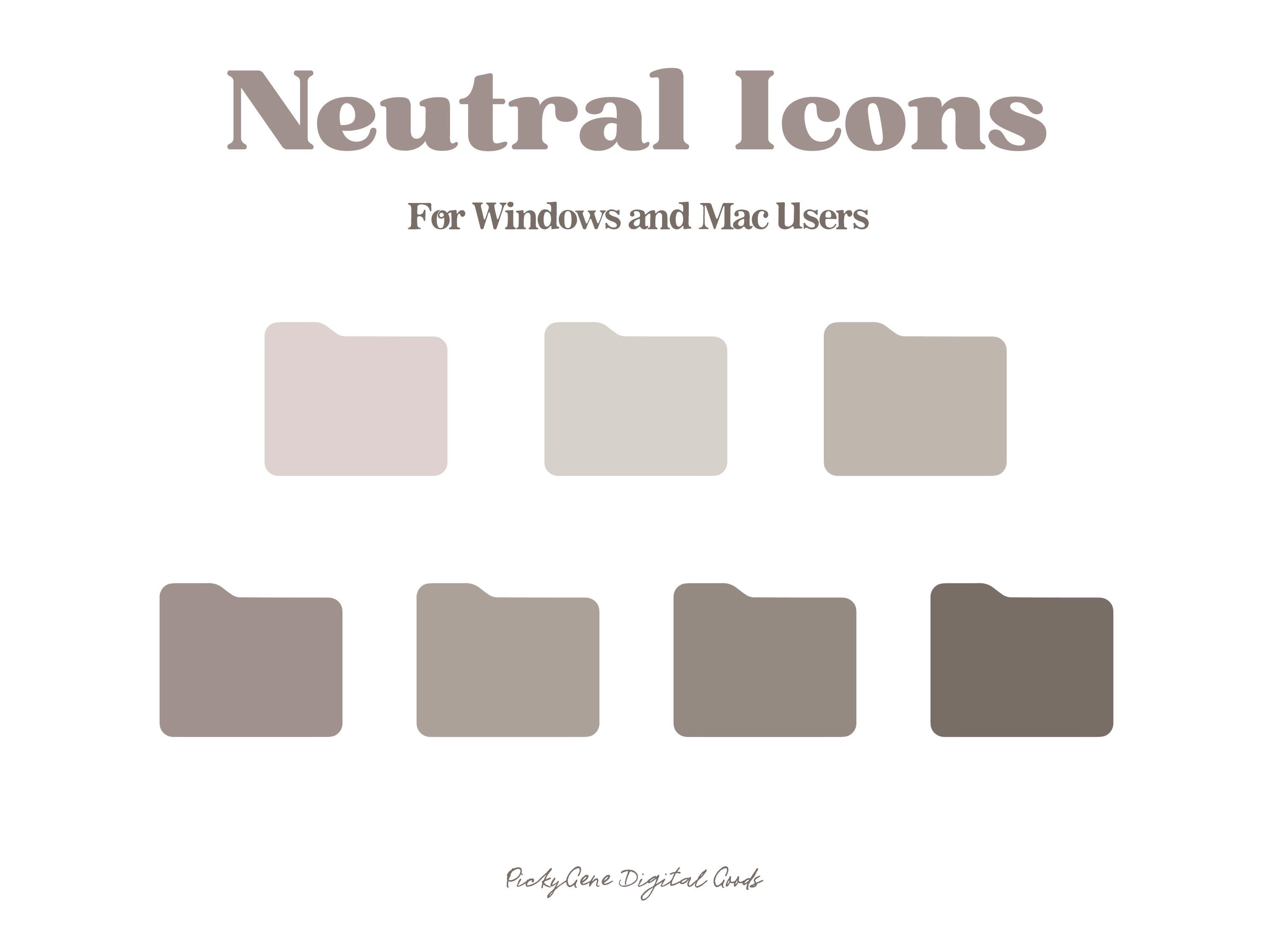 Drawing & Illustration Digital Desktop Icons Aesthetic Organizing Icons ...