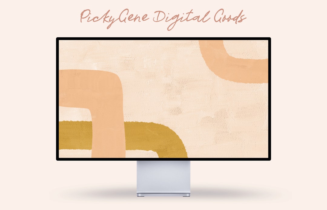 Boho Desktop Wallpaper Laptop Background, Abstract Wallpaper ...