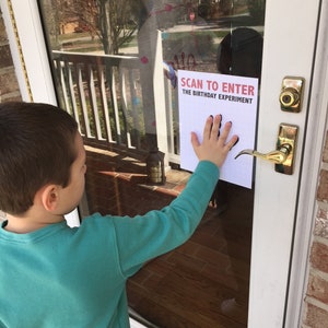 Science Experiment Birthday Party Printable Invite, Water Bottle ...
