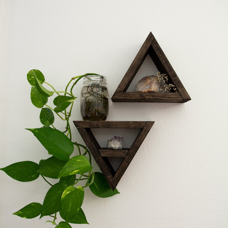 Triangle Shelves - Etsy