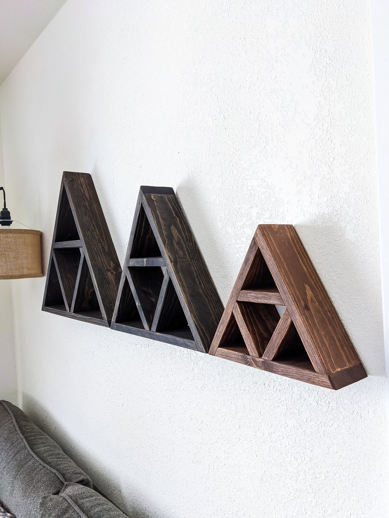 FREE SHIPPING Triangle Floating Shelf / Triforce / Bath Shelf - Etsy