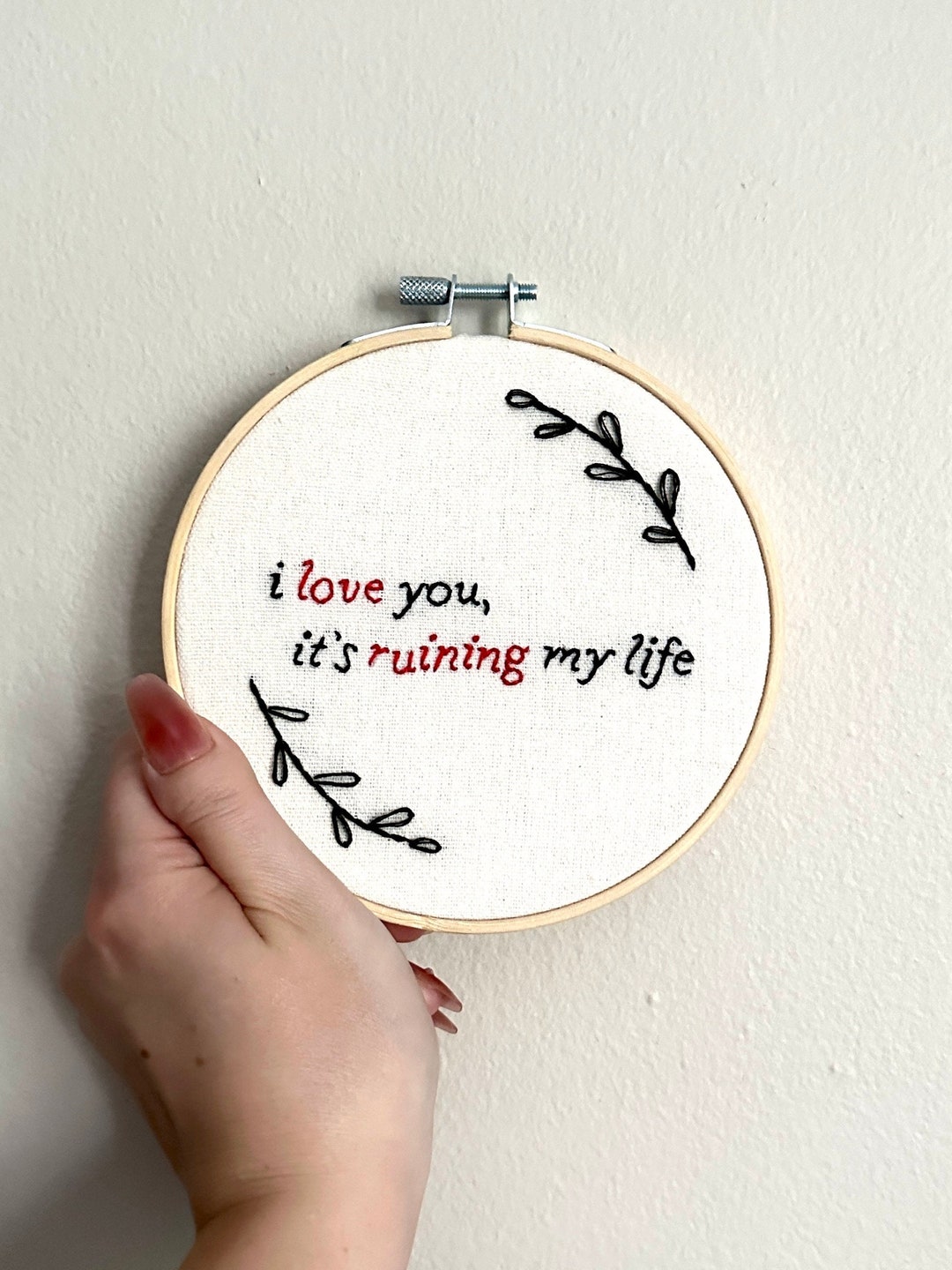 Fortnight | Taylor Swift | Embroidery Hoop - Etsy