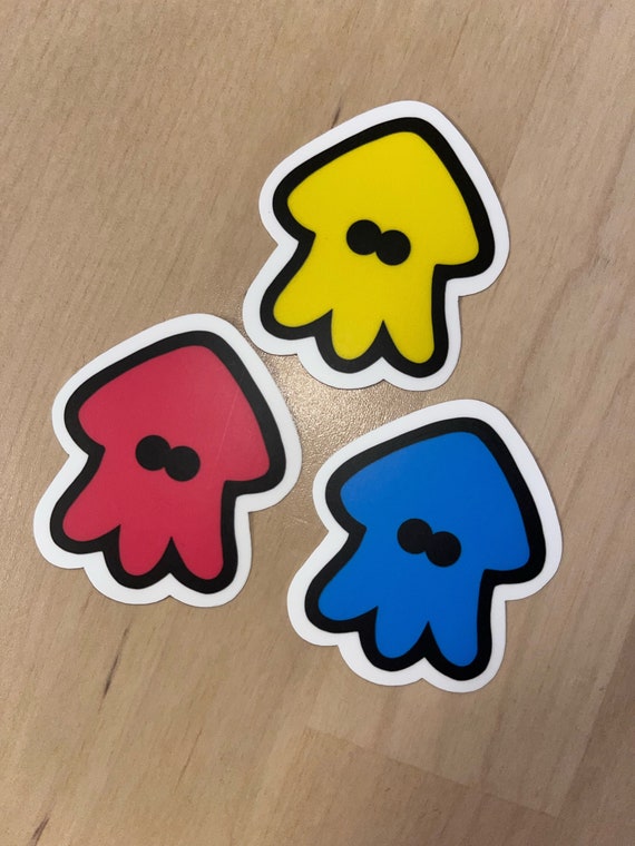 Splatoon Squid Sticker Set Vinyl Sticker for Your Notebook - Etsy