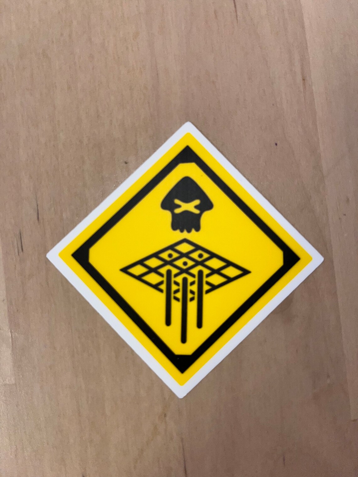Splatoon CTNGR8 Caution Sign Vinyl Sticker for Your - Etsy