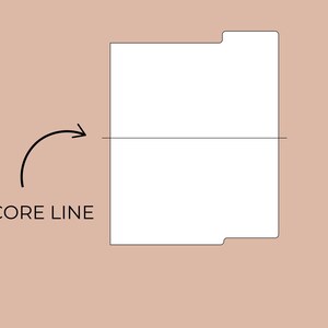 3 X 5 Index Card File Folder Template, Index Card SVG, Recipe Card ...