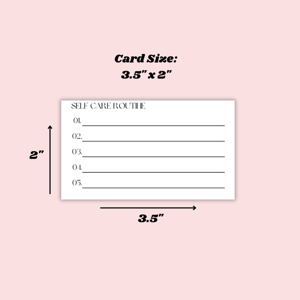 Minimal Routine Planner Task Card Printable/fillable Planner Cards ...