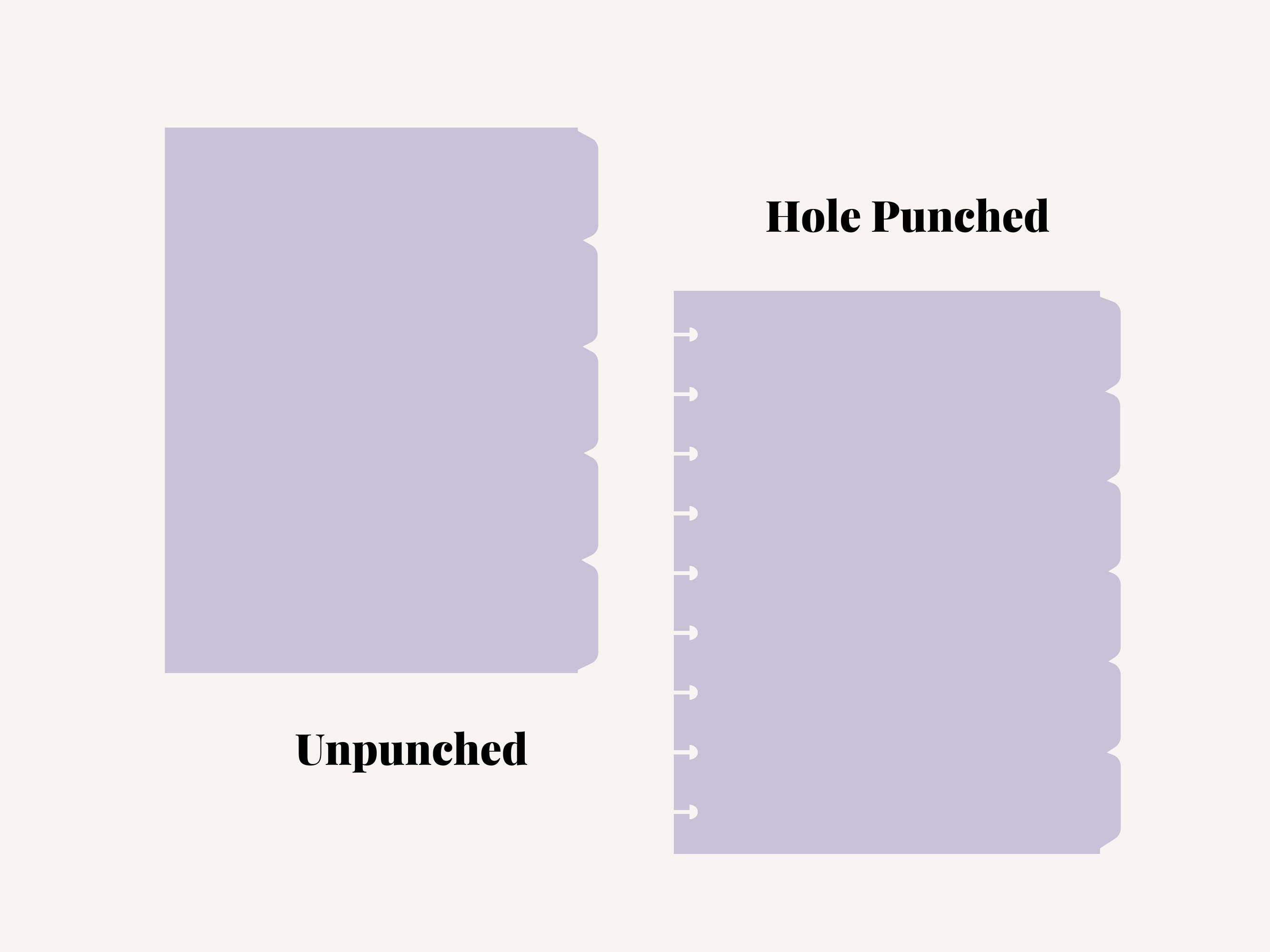 Happy Planner Printable Divider, 6 Side Tab Dividers for Disc Bound ...
