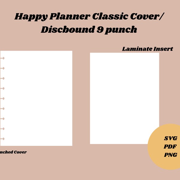 Happy Planner Svg Cutting Files - Etsy