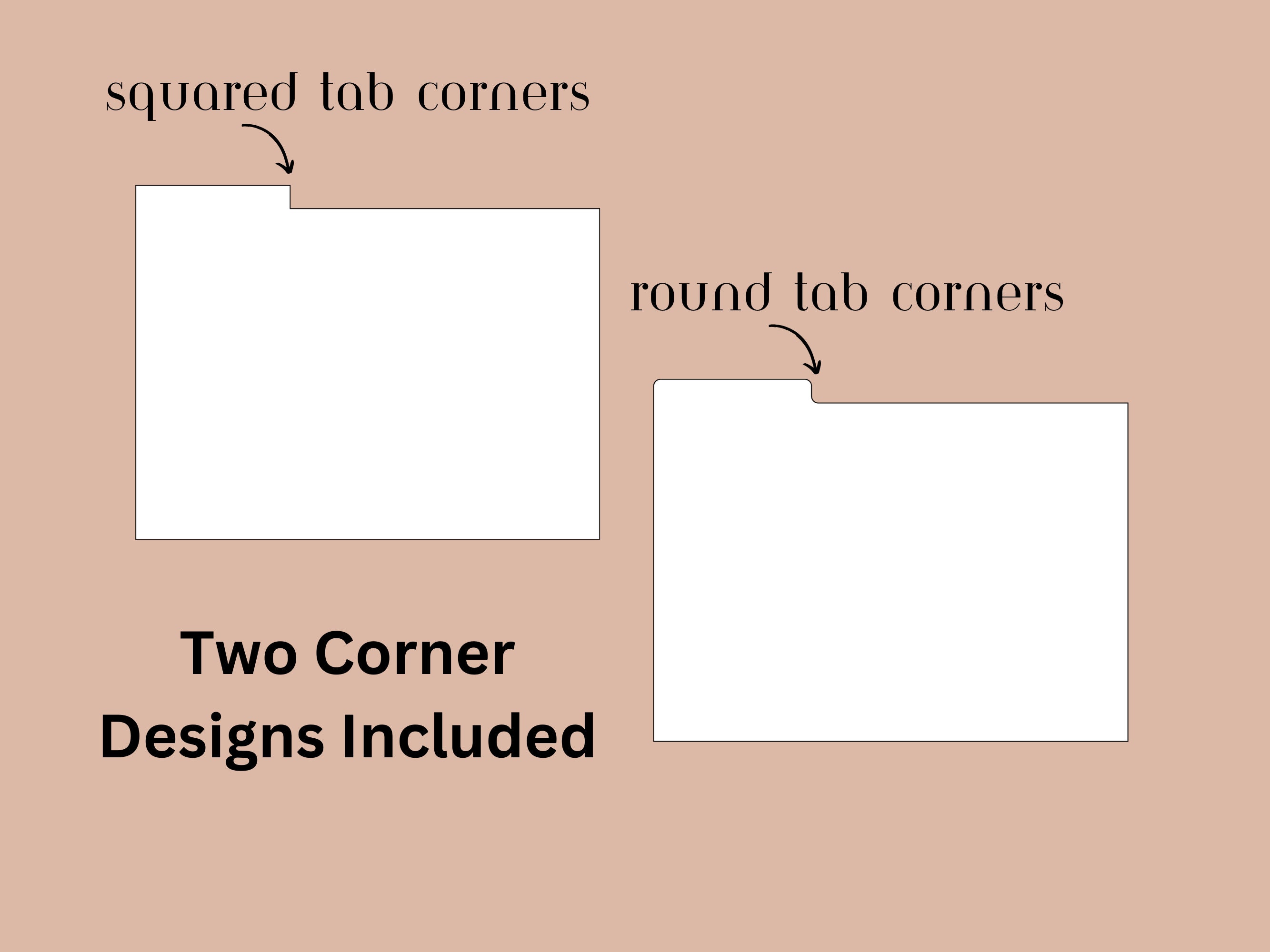5x7 Index Card Divider Template, Index Card SVG, Recipe Card ...