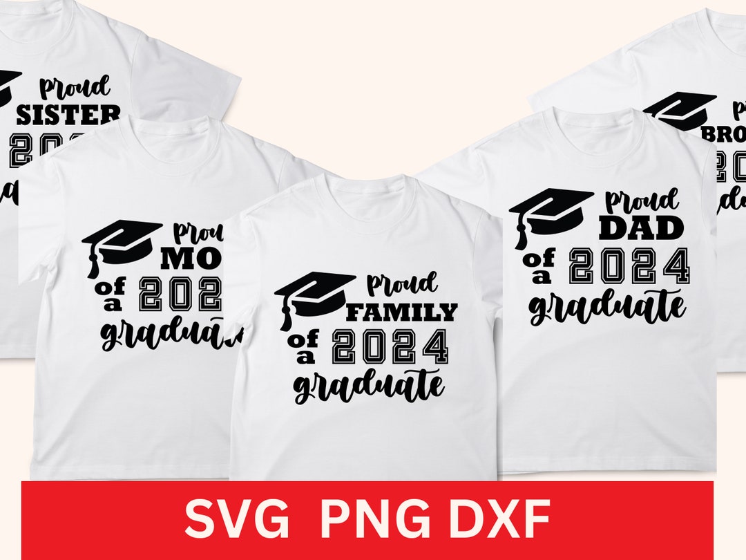 Proud Family of A Graduate SVG, Family Graduation Shirt SVG, PNG ...