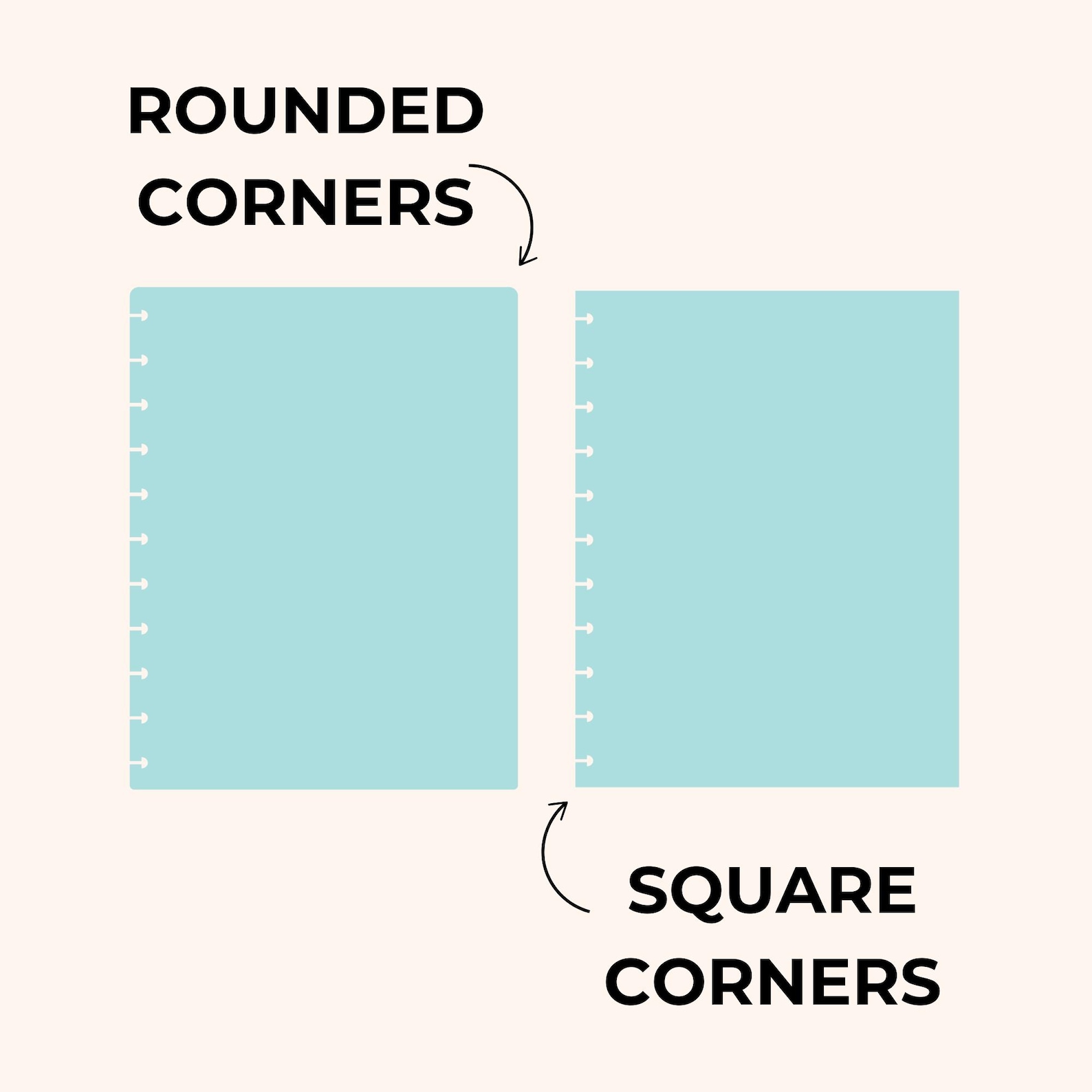 Happy Planner Disc Bound Insert Page Template, 4 Sizes, Disc Bound ...