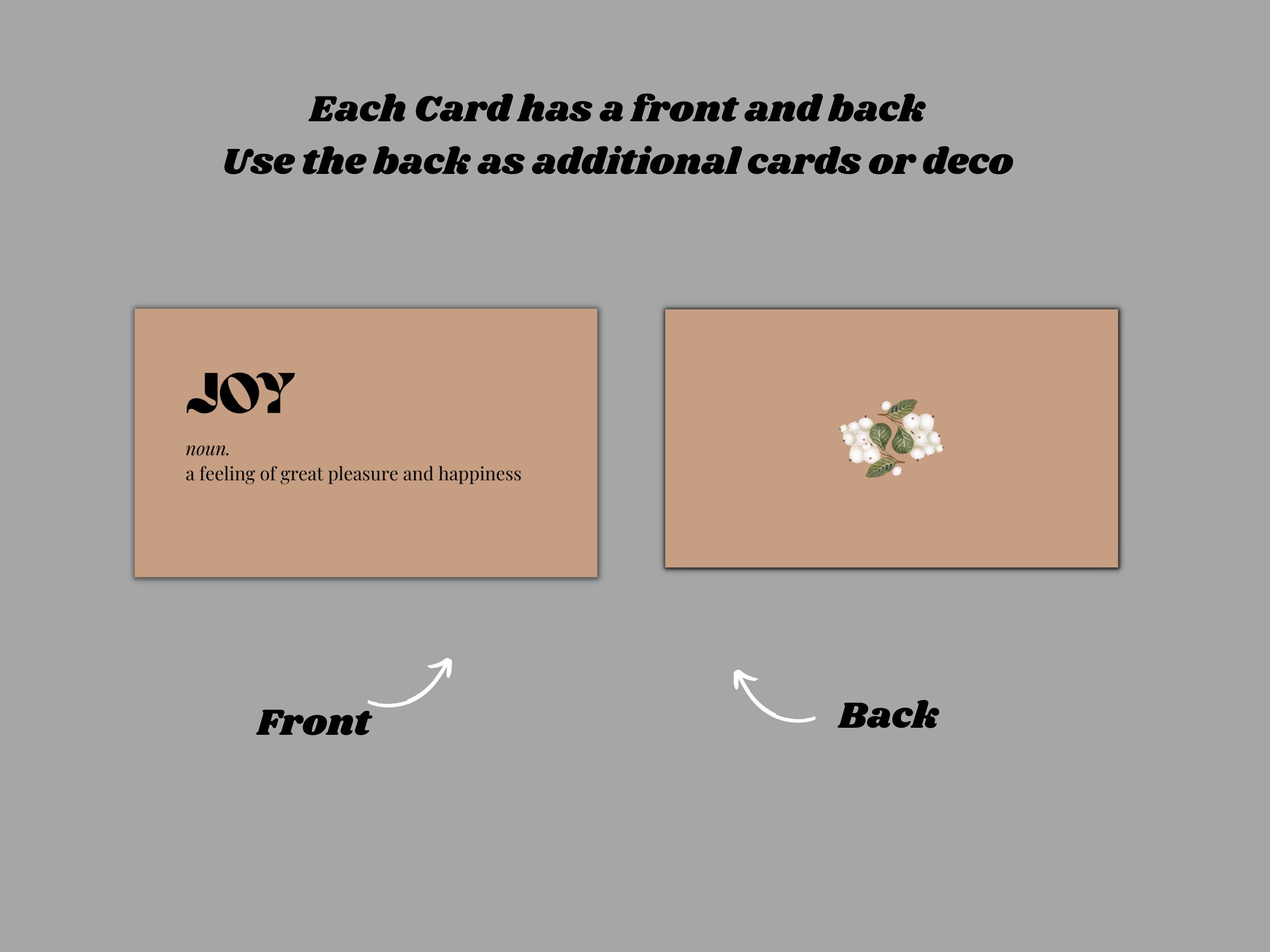 Neutral December Winter Printable Journal Cards/ Planner - Etsy