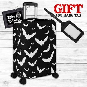 Bats Luggage Cover Gothic Witchy Vampire Travel Suitcase - Etsy