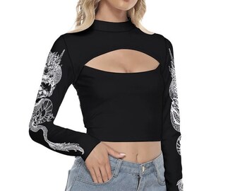 Skull Crop Top | Etsy Skull Crop Top | Etsy