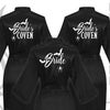 Gothic Bachelorette Robes, Badass Bride, Maid of Horror, Bride's Coven ...