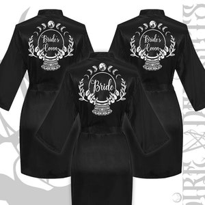 Gothic Bachelorette Robes, Fortune Teller Bride,bride's Coven,wiccan ...