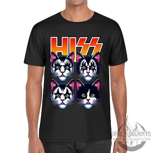 Hiss Metal Band 100% COTTON S-5XL Unisex T-shirt,cat Metal Band Top Tee ...